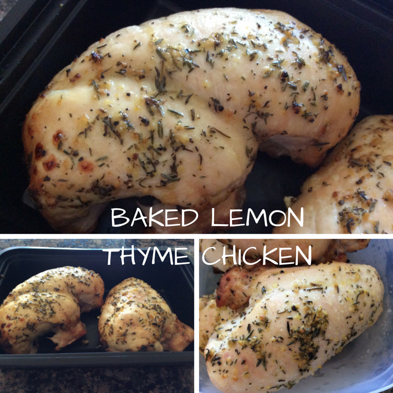 Baked Lemon Thyme Chicken | Vittles and Voyages