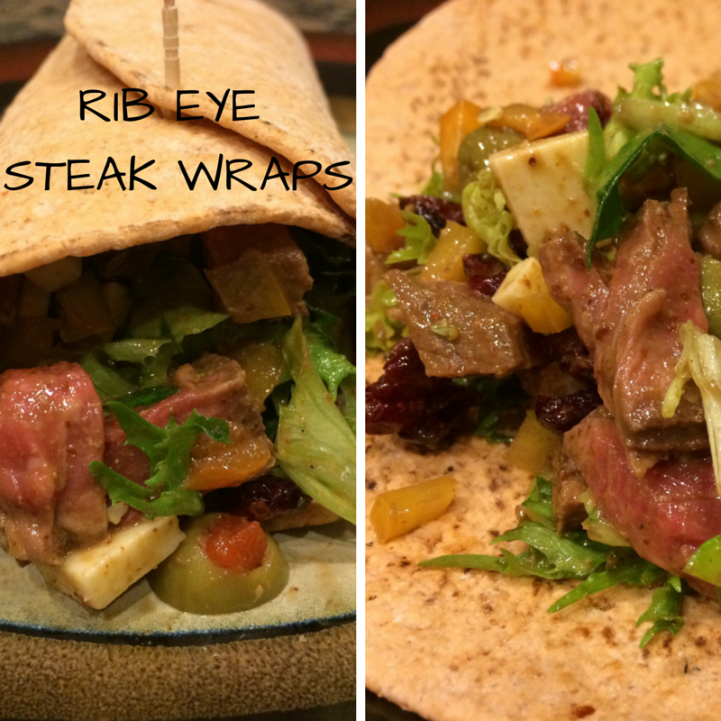 Rib Eye Steak Wraps | Vittles and Voyages